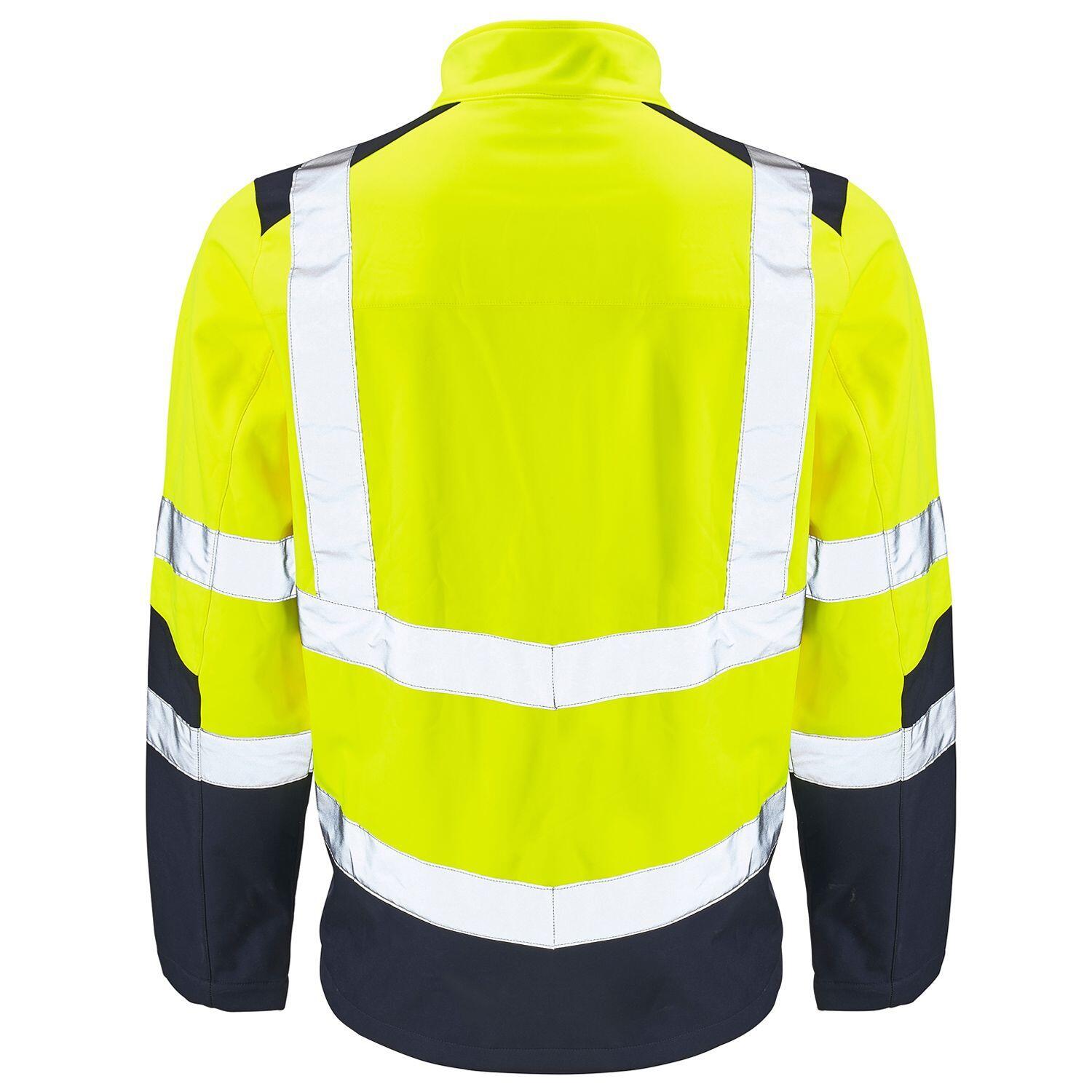 SUPERTOUCH 105149 - HIVIS 2 TONE SOFTSHELL JACKET, High Visibility ...